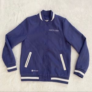 Microsoft | Jackets & Coats | Microsoft Mach Mba Varsity Letterman ...